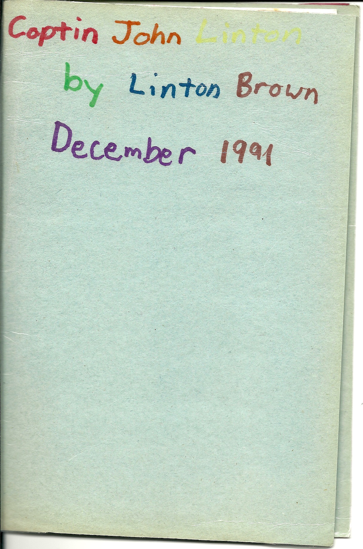Captain John Linton – by Linton Brown – Kentucky Kindred Genealogy