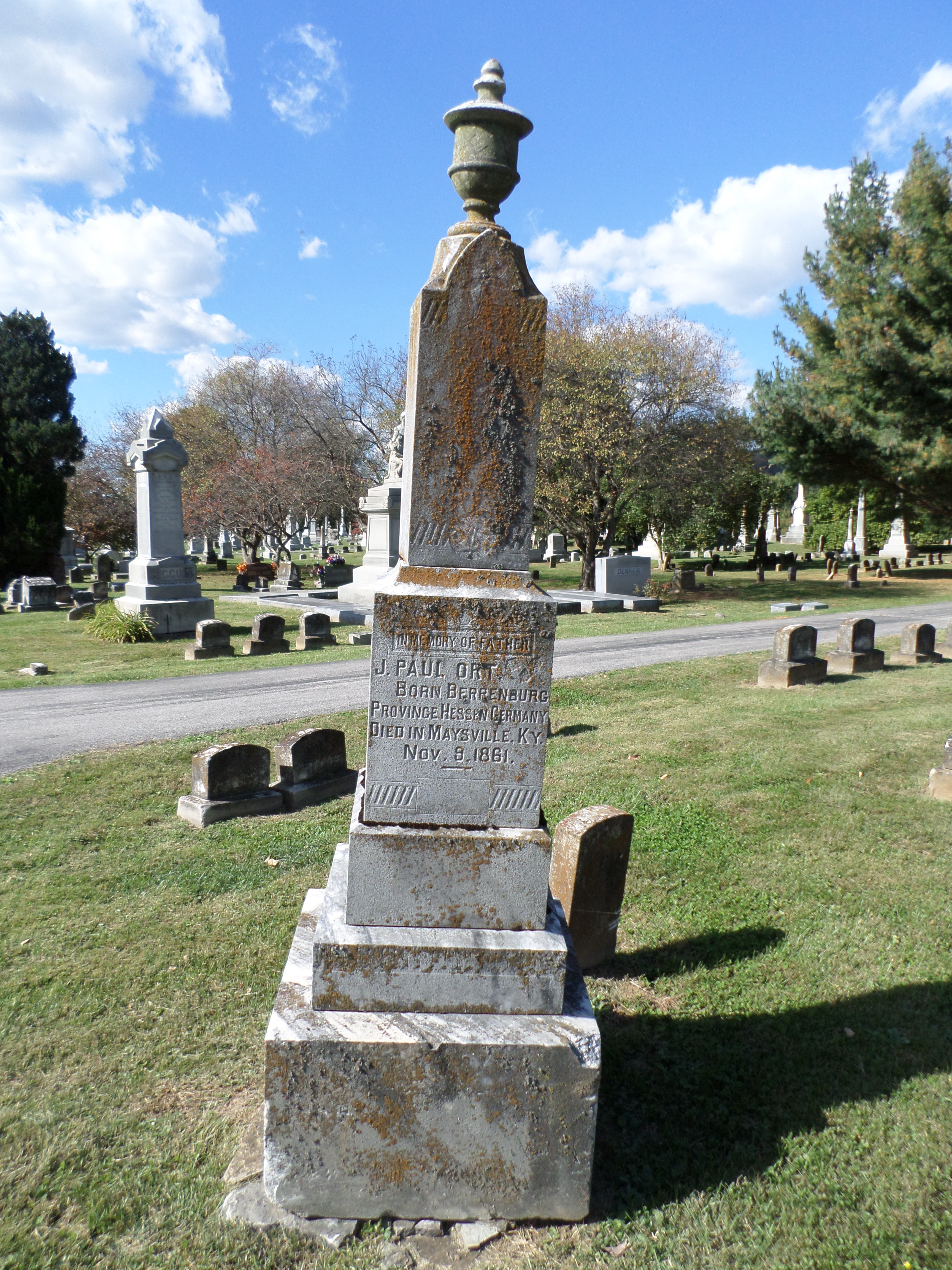 Select Gravestones From The Maysville Cemetery – Kentucky Kindred Genealogy
