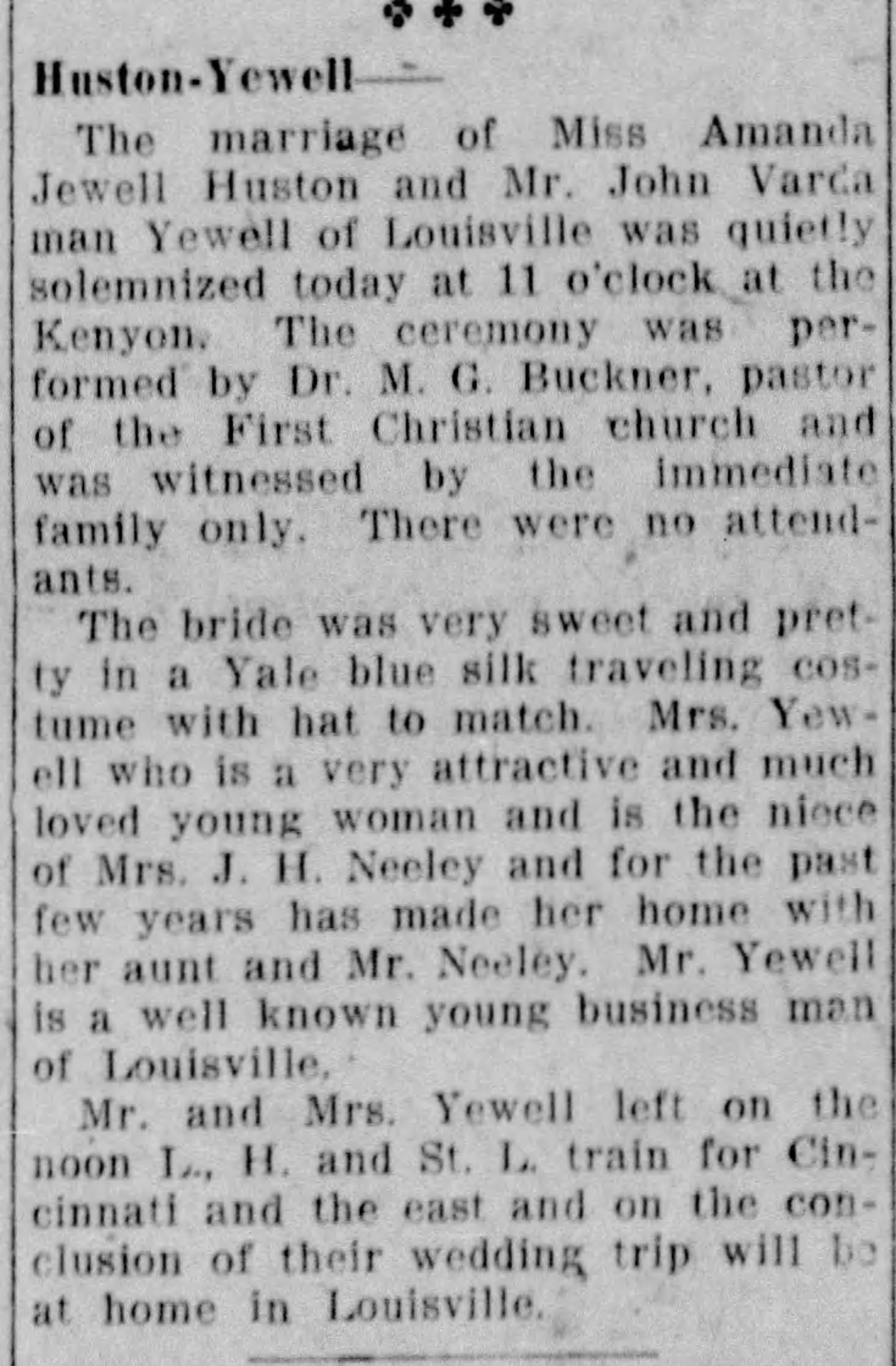 Huston Family – Simpson County – Kentucky Kindred Genealogy