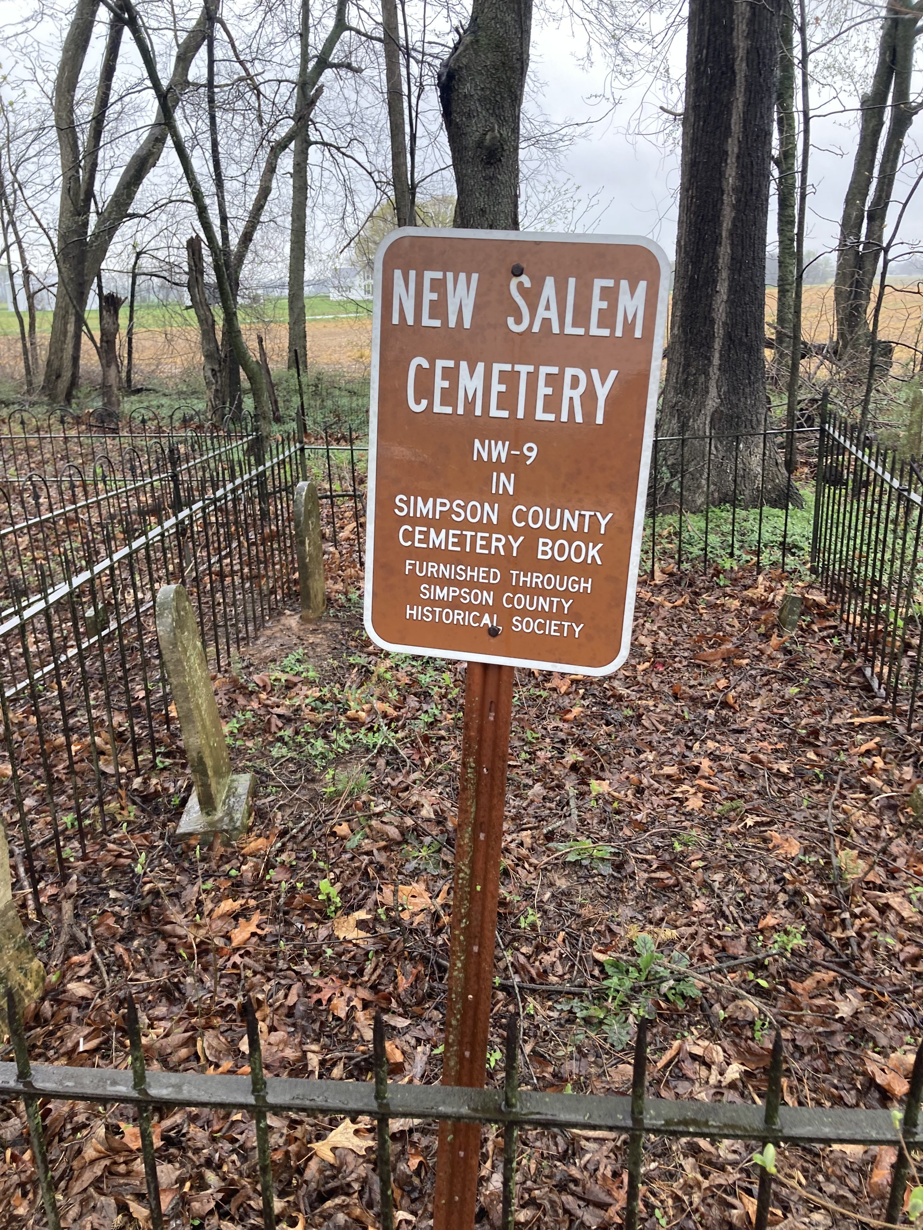 New Salem Cemetery – Simpson County – Kentucky Kindred Genealogy